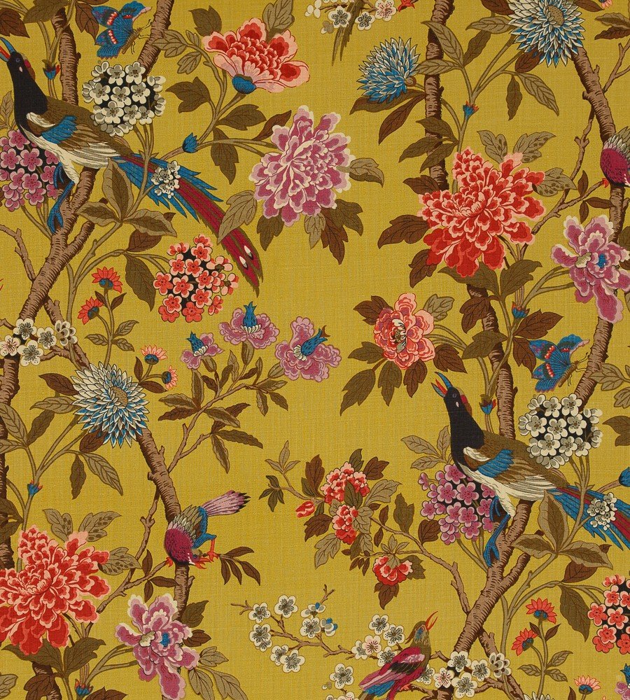 Hydrangea Bird by GP & J Baker Fabrics | Store — FABRIC STUDIO STORE